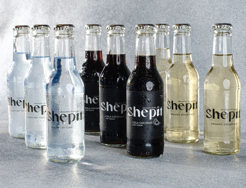 Shepit - українські безалкогольні напої Тонік Кола Джинджер
