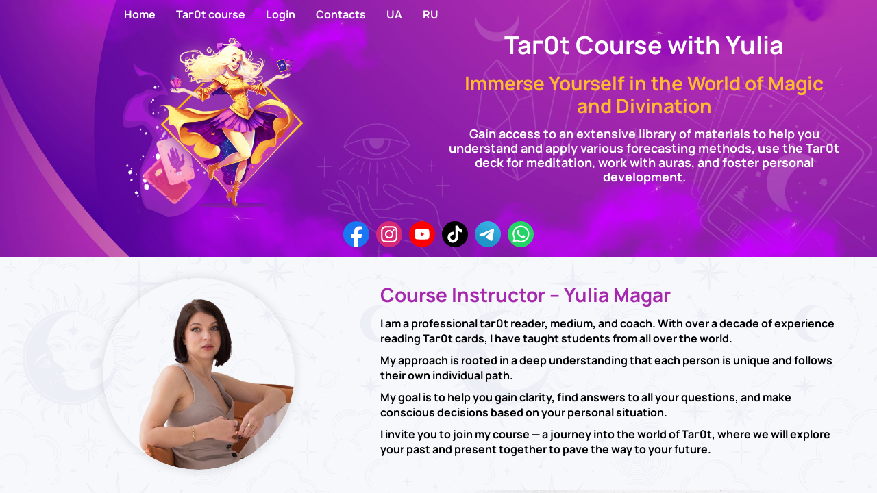 Tarot with Yulia