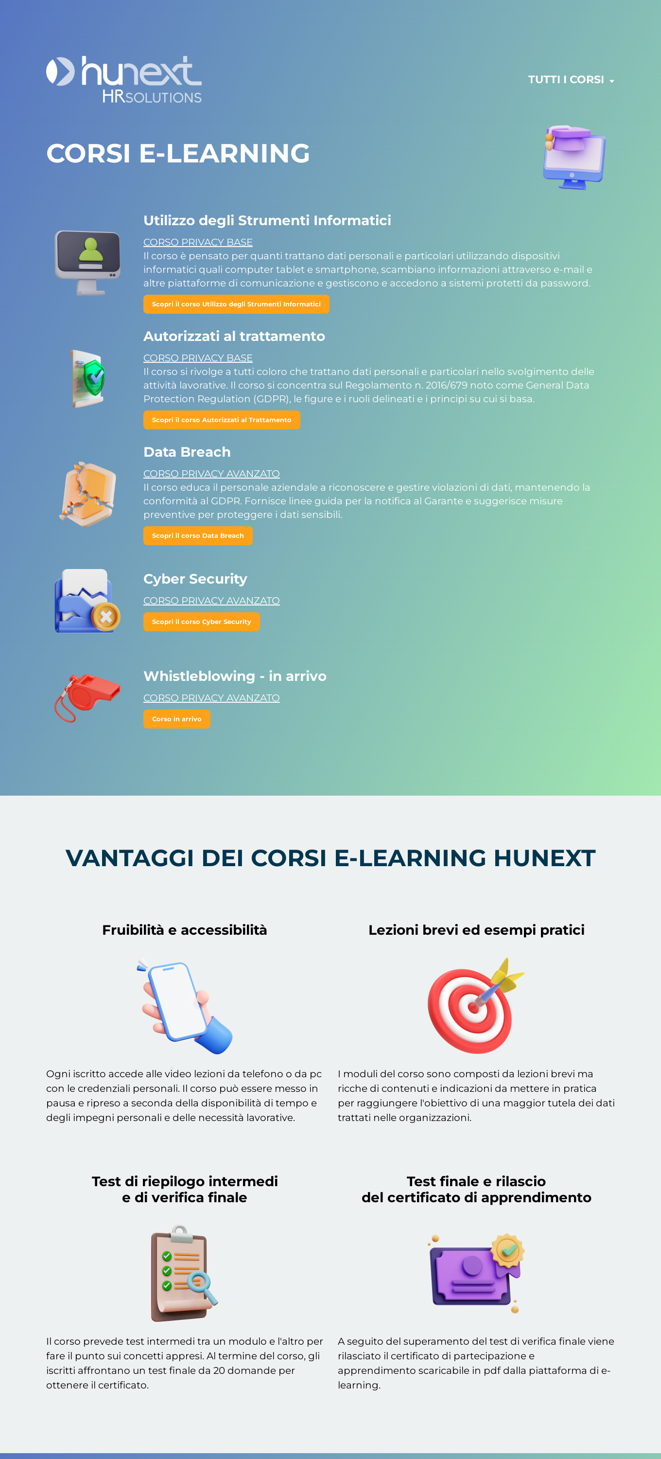Corsi Privacy e-learning