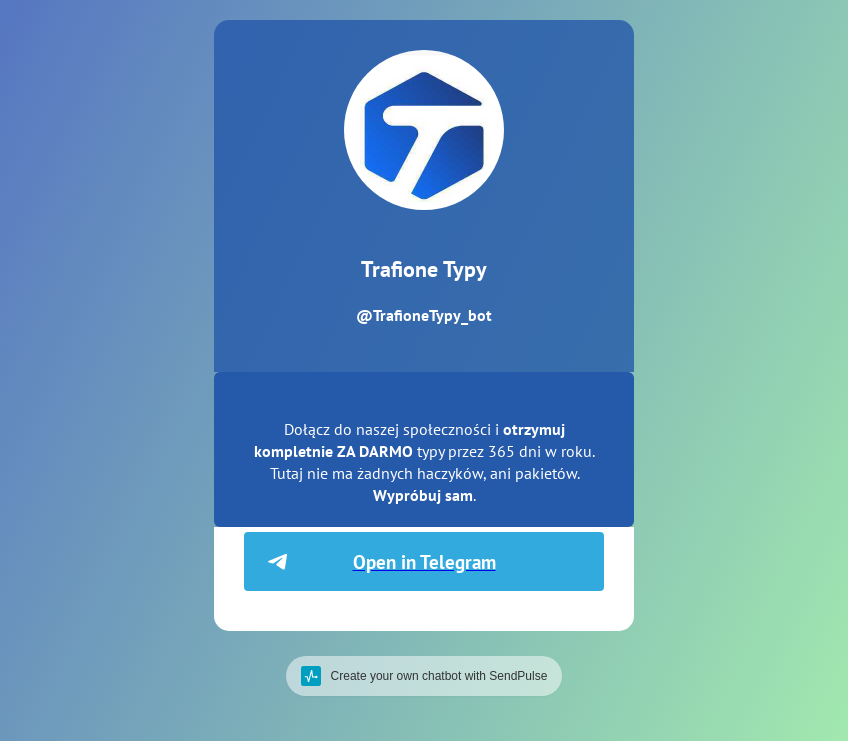 Trafione Typy (TrafioneTypy_bot.tg)