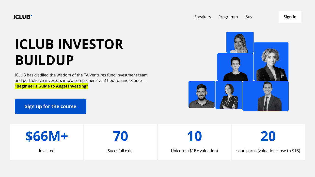 ICLUB Investor Buildup