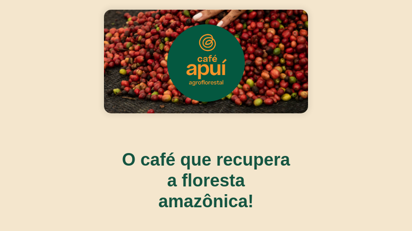 Cafe Apui Agroflorestal