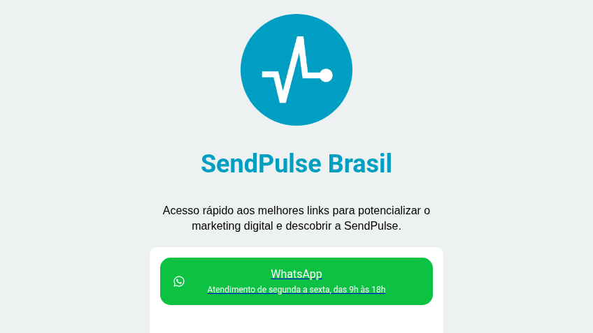 BR SendPulse Brasil - Landing Page