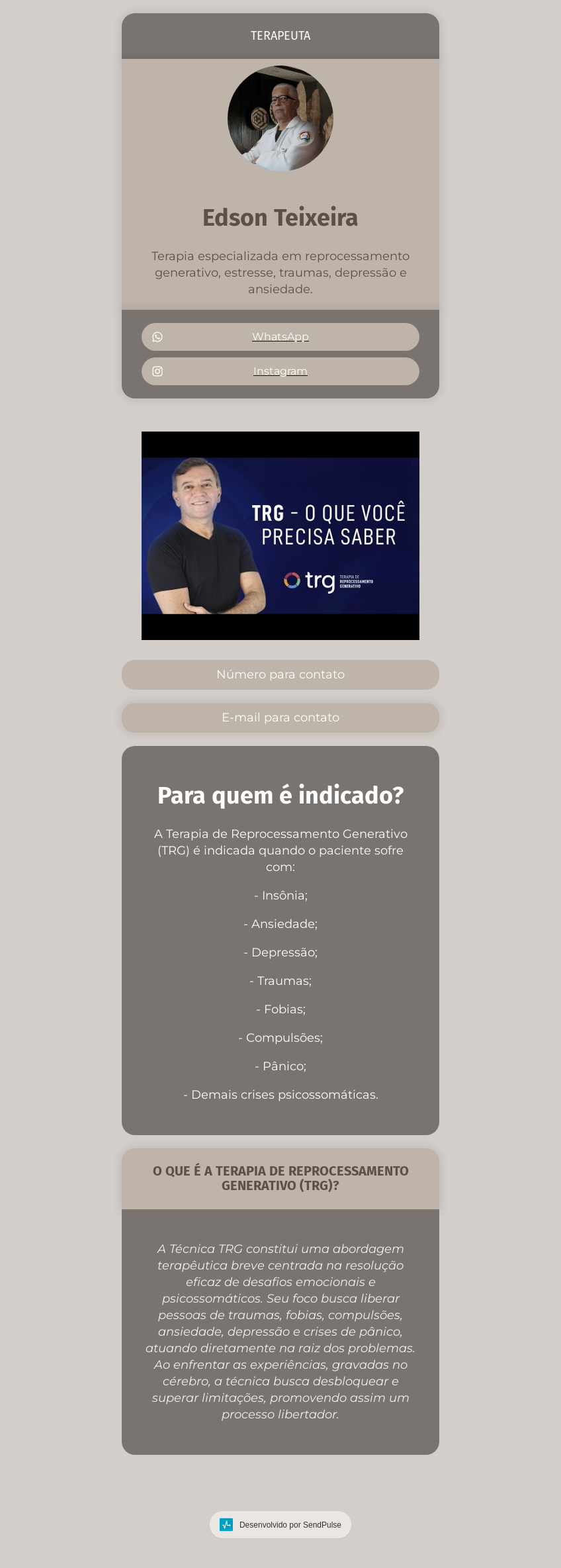 Terapeuta Edson Teixeira